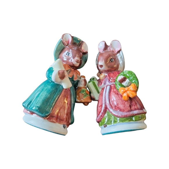 Schmid | Holiday | Vintage Schmid Ceramic Christmas Carol Mice ...